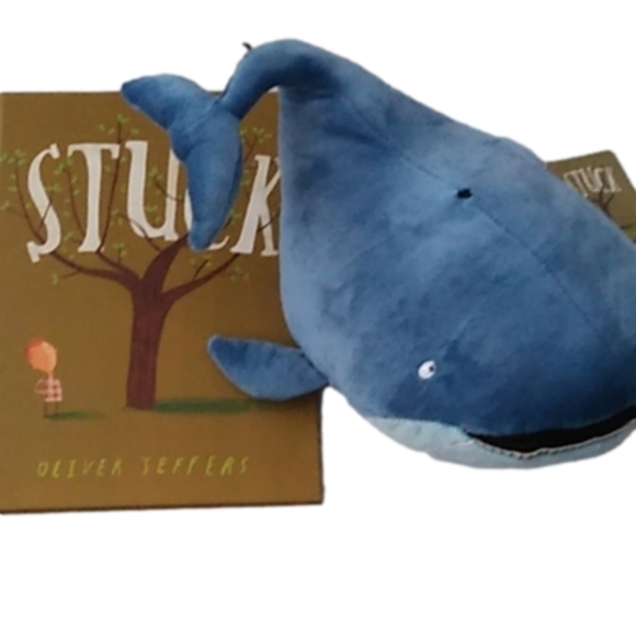 Oliver Jeffers | Toys | Oliver Jeffers Stuck Book Blue Whale Plush Set ...